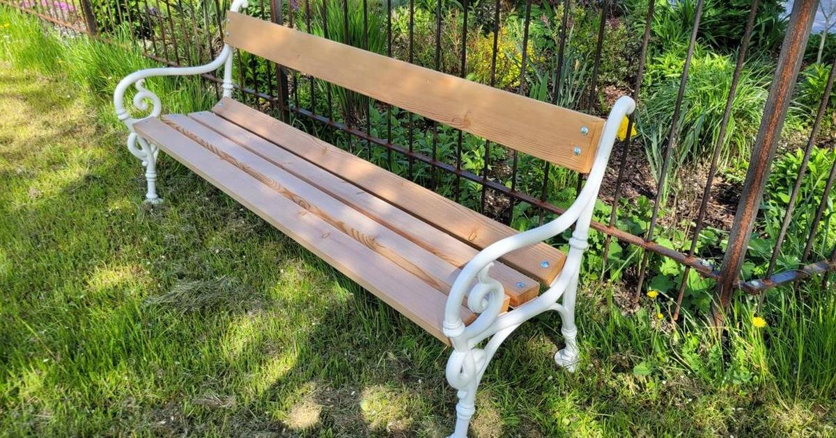 Schönbrunner Gartenbank, Fichte lasiert | Tischlerei SilberHolz